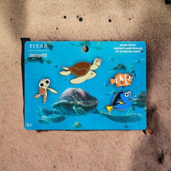 Loungefly | Toys | Disney Loungefly 4 Pin Set Finding Nemo East ...